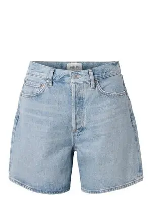 AGOLDE Dame Denim Shorts - Blue