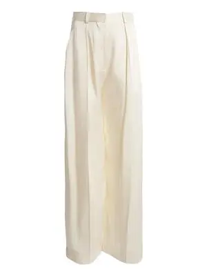 VICTORIA BECKHAM Pajama-Style Wide-Leg Pants