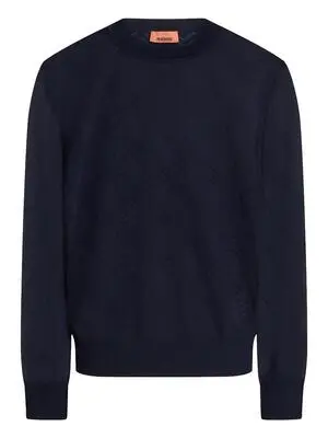 Missoni Wool-blend Sweater - Navy