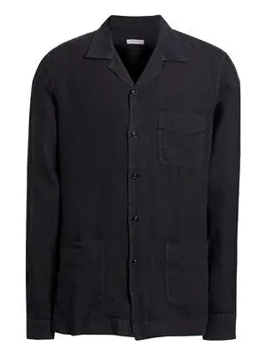 Boglioli Linen Shirt - Midnight Blue