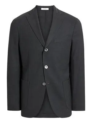 Boglioli Slimfit Wool Blazer - Dark Gray