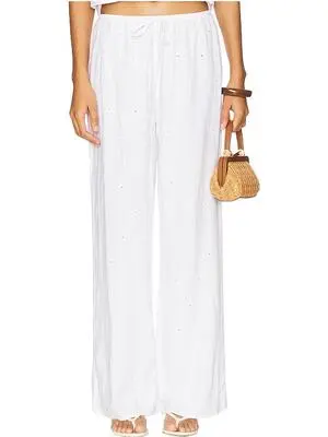 Bella Dahl Wide Leg Pant - White