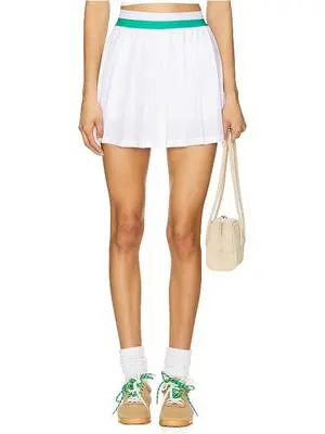 Beach Riot Irina Skirt - Courtside White