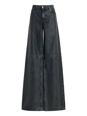 STELLA MCCARTNEY Oversized Rigid Low-Rise Wide-Leg Jeans