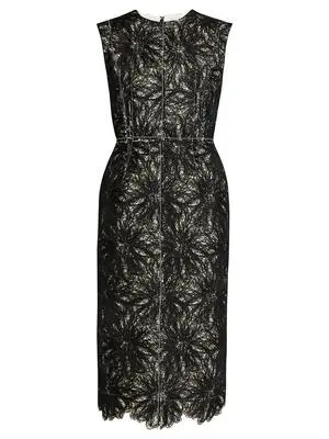 Erdem Sleeveless Pencil Midi Dress - Black