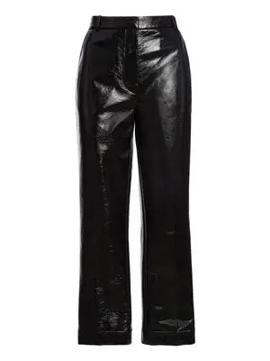 Françoise Minnie Crinkled Pants - Black