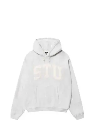 StÜssy Relaxed Fit Hoodie - Ash Heather