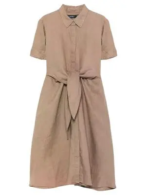 Ralph Lauren Wakana Midi Shirt Dress - Brown