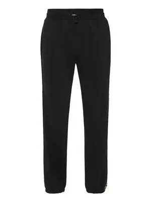 PLEIN SPORT Laminated Track Pants - Black