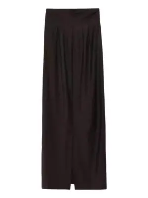 Remain Birger Christensen High-waisted Maxi Skirt - Brown
