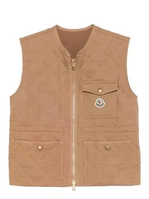 Moncler Vigny Gilet - Brown