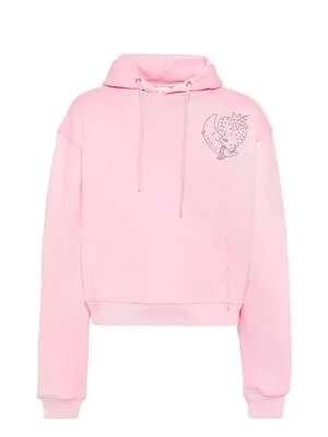 SKY HIGH FARM WORKWEAR Bedazzled Hoodie - Pink