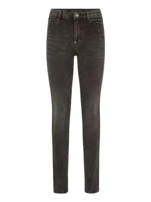 Philipp Plein High-waisted Skinny Jeans - Grey