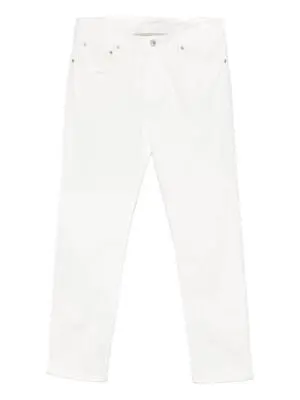 Etro Paisley-jacquard Jeans - White
