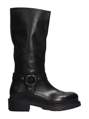 METISSE Leather Boots - Black