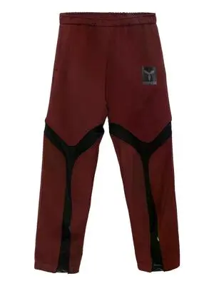 OLLY SHINDER Tri Zip Jogger Trackpants - Red