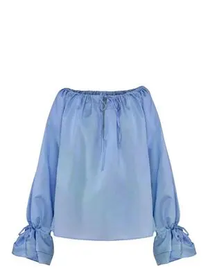 Sleeper Cha-cha Lounge Blouse - Blue