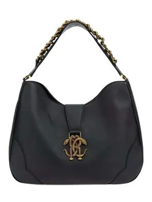 Roberto Cavalli Chain-detail Shoulder Bag - Black