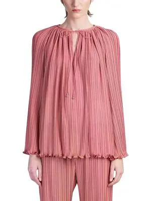 LANVIN Plissé Blouse - Pink