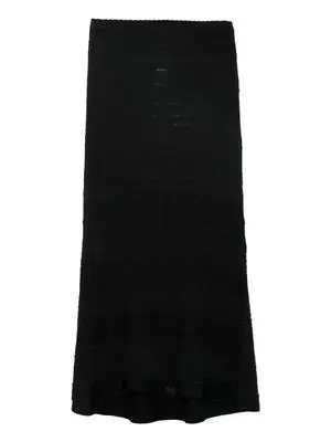 TWINSET Knitted Maxi Skirt - Black