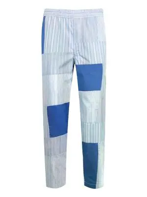 Comme Des Garçons Patchwork Trousers - Blue