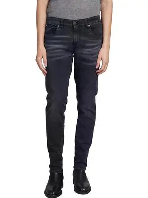 SALVATORE SANTORO Logo-patch Jeans - Black