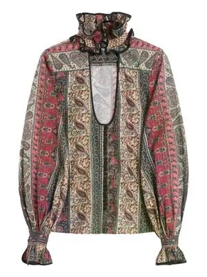 Valentino Garavani Voyage Imaginaire-print Shirt - Red