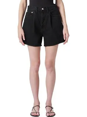 AGOLDE Rhoda Pleated A-line Shorts - Holt