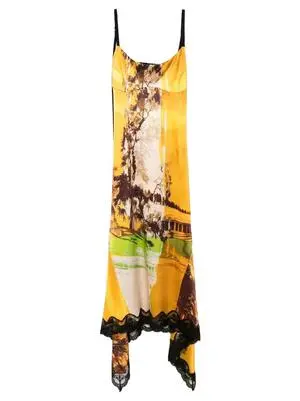 Monse Printed Slip Dress - Multi