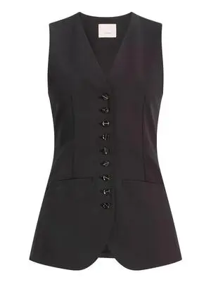 Cinq À Sept Kallen Vest - Black