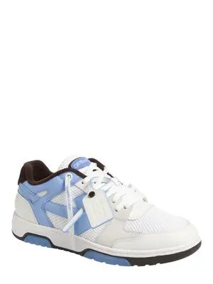 Off-White Off-White Slim Out Of Office Low Top Sneakers Dusty Blue - White