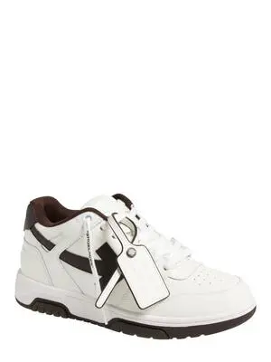 Off-White Out Of Office Low Top Sneaker White - Chocolate