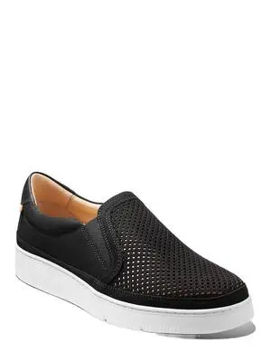 Samuel Hubbard Featherlight Laguna Slip-on Sneakers - Black Nubuck
