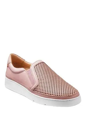 Samuel Hubbard Featherlight Laguna Slip-on Sneakers - Light Rose Leather