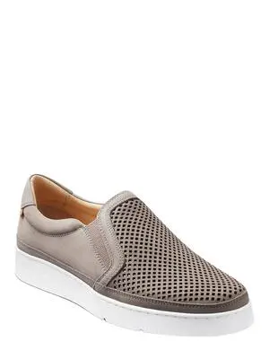 Samuel Hubbard Featherlight Laguna Slip-on Sneakers - Mushroom Nubuck