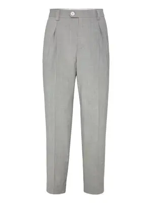 Brunello Cucinelli Brunello Cucinelli Wool Trousers Grey
