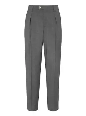 Brunello Cucinelli Wool Trousers - Grey