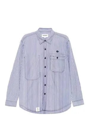 CHOCOOLATE Striped Shirt - Blue