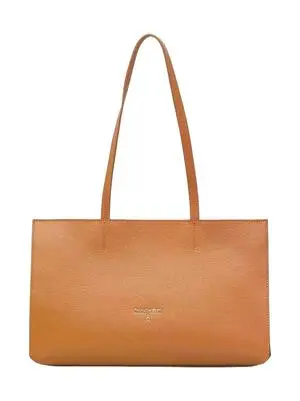 Patrizia Pepe Leather Tote - Brown
