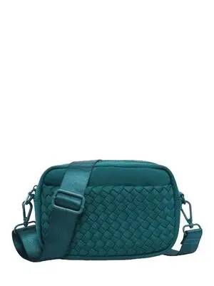 SOL AND SELENE Sol And Selene Inspiration Woven Crossbody Bag Forest