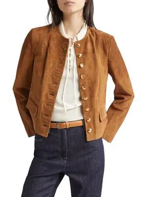 NILI LOTAN Nanon Suede Jacket - Martora