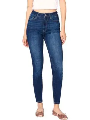 Warp + Weft High-rise Skinny Jeans - Twilight