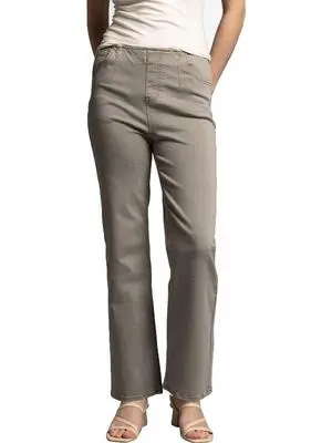 WEEKEND LOS ANGELES Manon Twill Pull-on Pants - Brindle