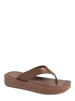 Jeffrey Campbell Darcie Platform Flip Flop - Brown