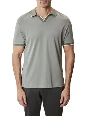 Robert Barakett Northpark Johnny Collar Polo Olive