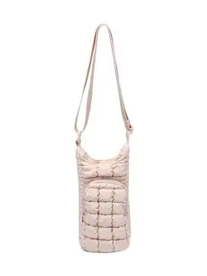 SOL AND SELENE Sol And Selene Let It Flow Quilted Puffer Bag Cream