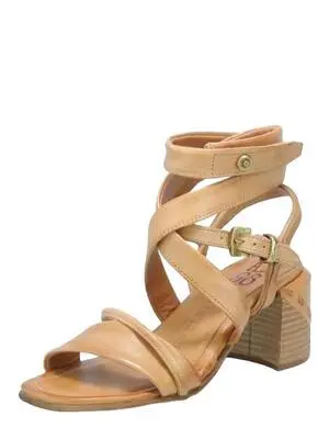 A.S.98 Mack Ankle Wrap Sandals - Sand