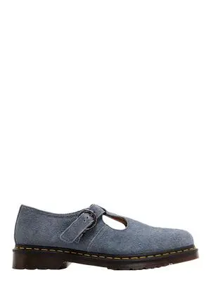 Dr. Martens T-bar Suede Mary Jane - Blue