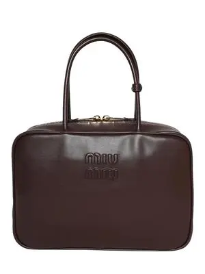 Miu Miu Leather Beau Bag - Brown