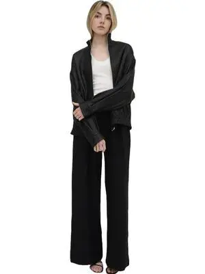 Rosetta Getty Stretch Plongé Track Jacket - Black